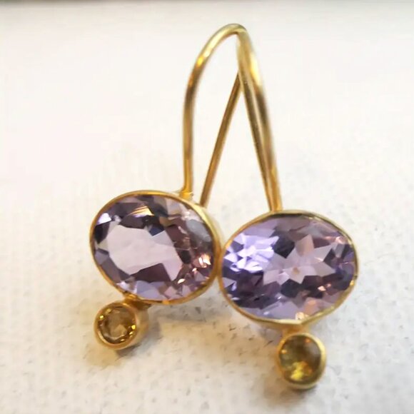 Anthropologie | Jewelry | New Emilie Neo Classical 8k Gold Plated ...